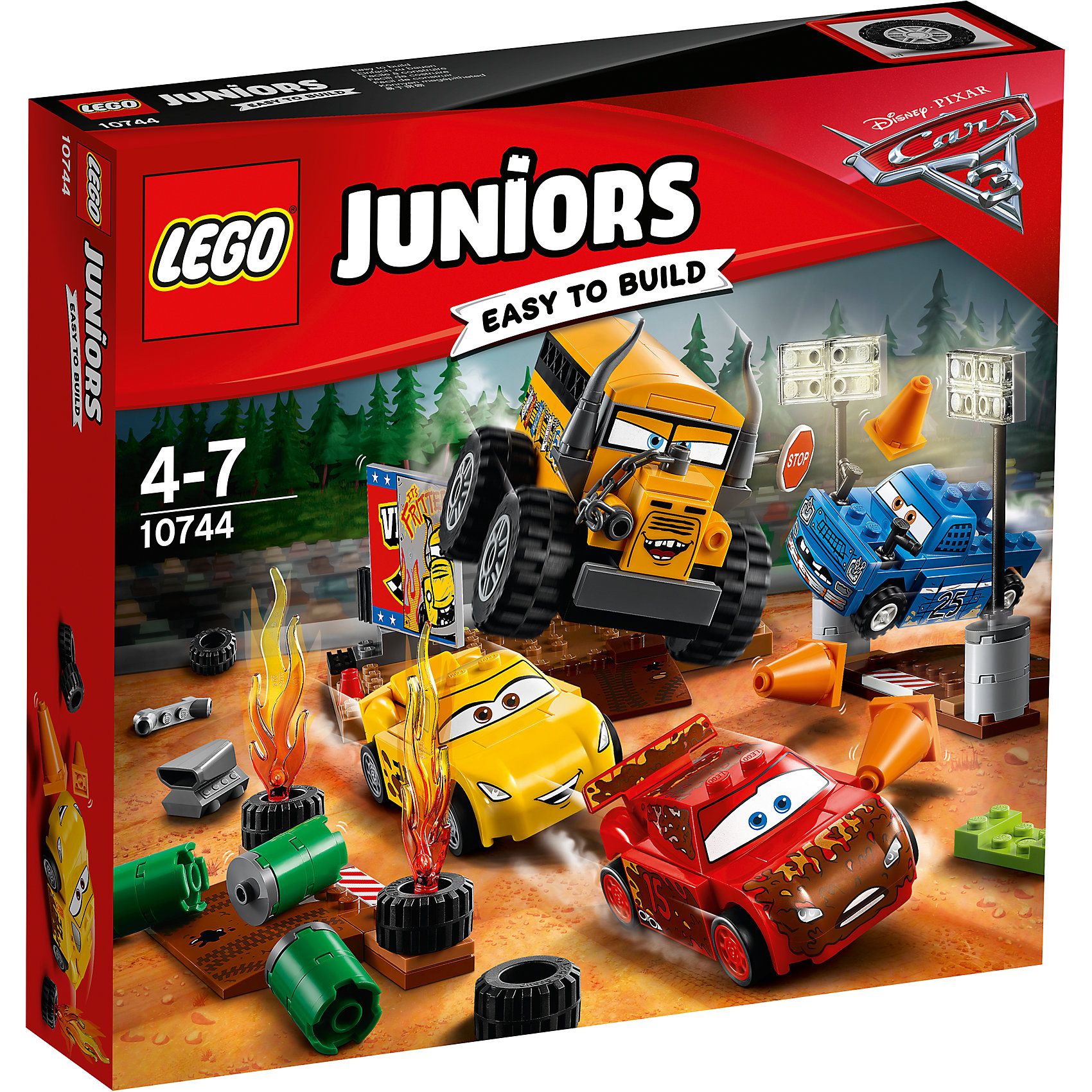 Конструктор LEGO Juniors 10744 Тачки 3: Гонка “Сумасшедшая восьмерка ...