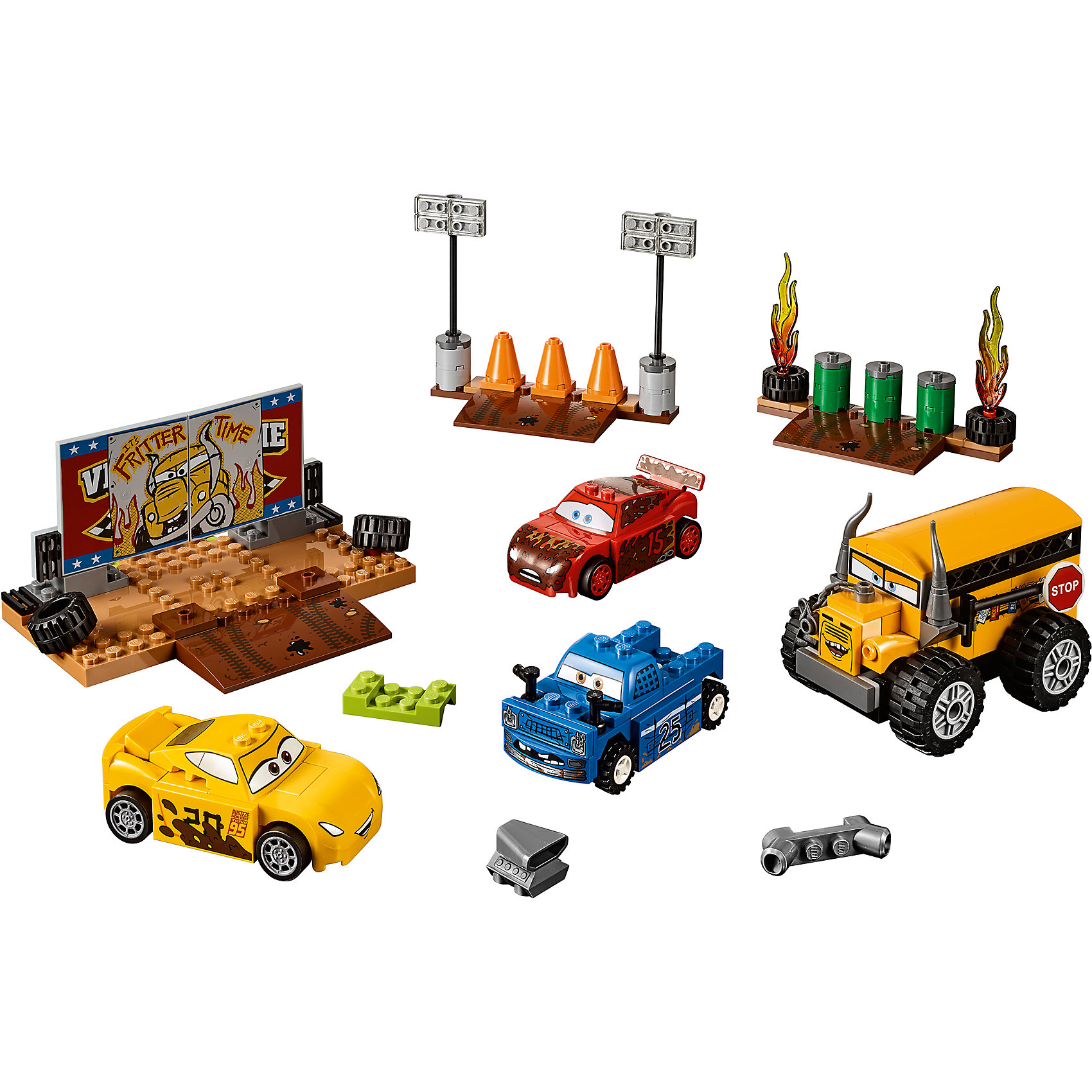 Конструктор LEGO Juniors 10744 Тачки 3: Гонка “Сумасшедшая восьмерка ...