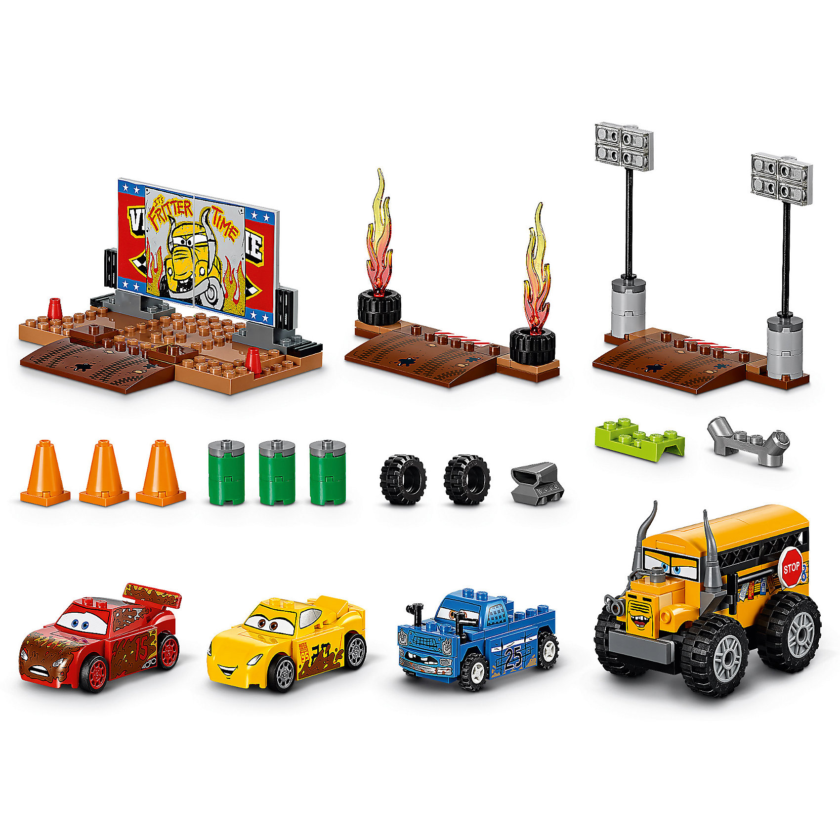 Конструктор LEGO Juniors 10744 Тачки 3: Гонка “Сумасшедшая восьмерка ...